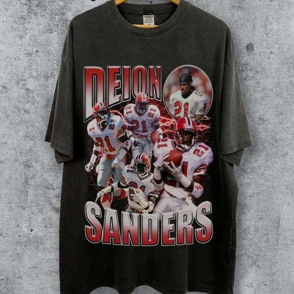 Tops | Retro 9s Deion Sanders Tshirt Deion Sanders Shirt Retro Deion ...